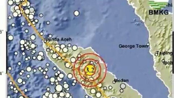 Gempa Terkini Magnitudo 3,2 SR Jumat 11 Agustus 2023, Guncang Timur Laut Kabupaten Gayolues Aceh ...