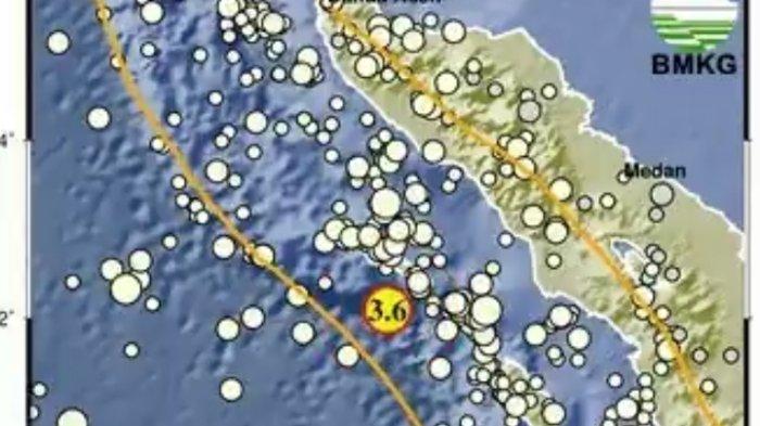 Gempa Terkini Magnitudo 3,6 Skala Richter Jumat 22 September 2023, Guncang Sinabang Aceh ...
