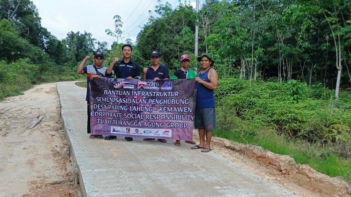 PT Telen Orbit Prima Serahkan Bantuan Pengembangan Jalan Penghubung ...