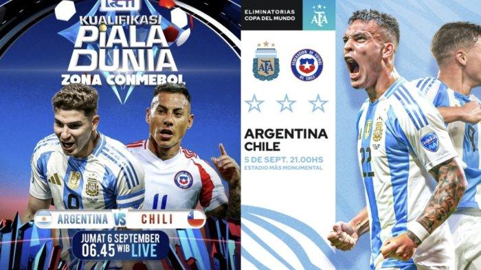 Live Gratis RCTI Link Streaming Bola Argentina vs Chile, Tanpa Messi ...
