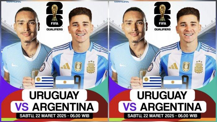HASIL Akhir Uruguay vs Argentina di Link Live Score Hari ini Live Indosiar dan Live Streaming ...