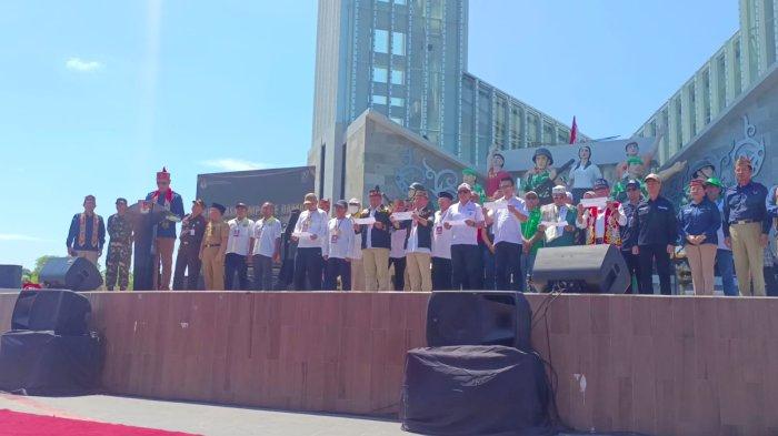 Pesan Ketua KPU Kalteng untuk Seluruh Paslon Peserta Pilgub saat Deklarasi Damai di Bundaran ...