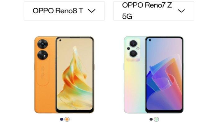 Selisih Harga Rp 100 Ribu, Ini Beda Spesifikasi Oppo Reno8 T dan Oppo Reno7 Z 5G Punya Layar ...