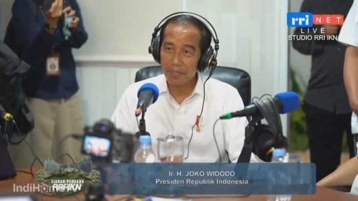 Kunker Presiden Jokowi Perdana Siaran di Studio RRI IKN, Informasikan ...