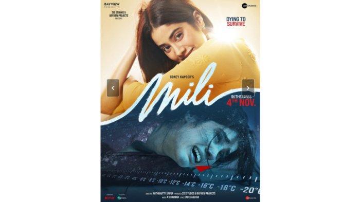 Dibintangi Janhvi Kapoor, Cek Jadwal Tayang Film Bollywood Mili di ...