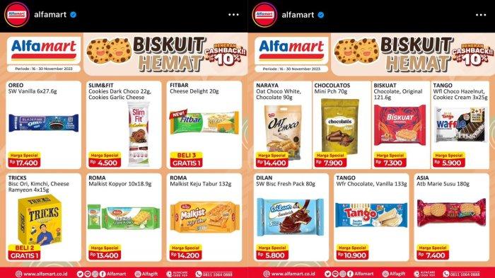 Promo Alfamart Biskuit Hemat Hari Ini, Dapatkan Harga Spesial Biskuat ...