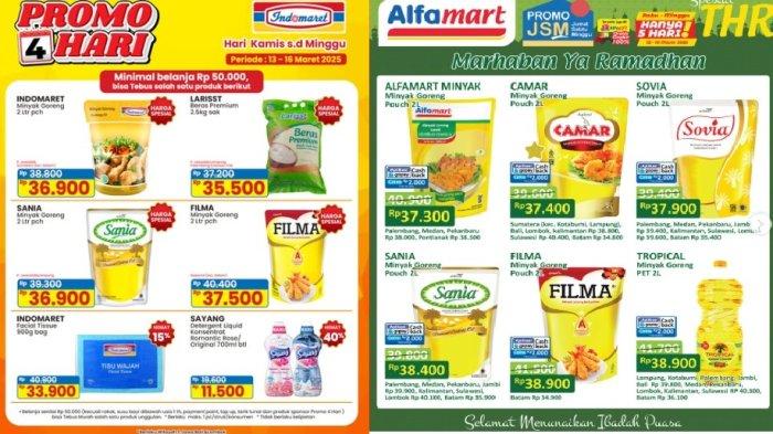 Katalog Promo Indomaret dan Alfamart Khusus Hari ini Minggu 18 Mei 2025, Minyak Goreng Termahal ...