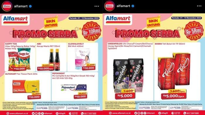 Promo Alfamart Hari Ini Makin Murah, Ada Tisu Wajah Rp 10.000 dan Kecap ...