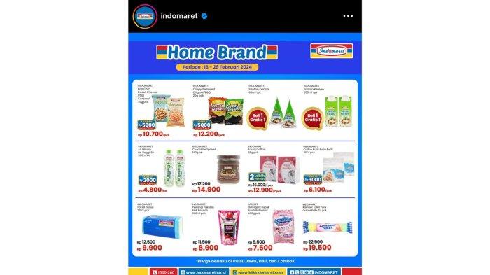Tak Ada Beras di Promo Home Brand Indomaret Hari Ini, Deterjen Bubuk ...