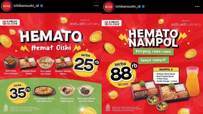 Promo Ichiban Sushi Setiap Senin Hingga Jumat Mulai Rp 25 Ribuan, Cek ...
