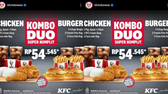 Murah! Cek Promo KFC Hari Ini 2 Februari 2023, Ada 2 Pilihan Menu Kombo ...