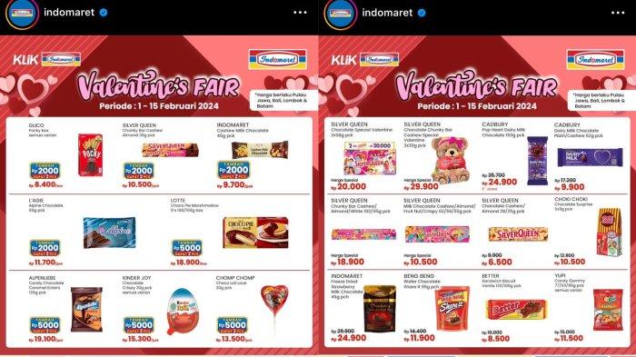 Indomaret Tawarkan Promo Valentines Fair Jelang Hari Valentine, Ada ...