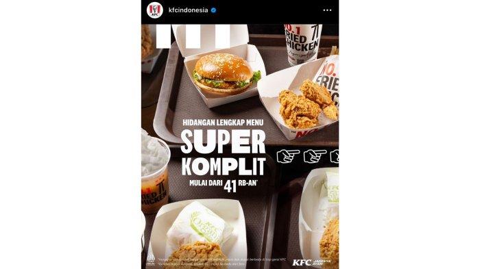Intip Promo KFC Hari Ini, Nikmati Makan Kenyang Murah dengan Super ...