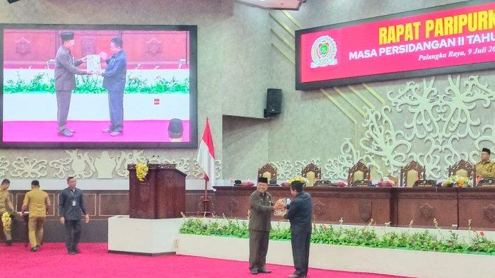 DPRD Kalteng Terima Raperda Pertanggungjawaban APBD 2023 Pemprov untuk Ditetapkan jadi Perda ...