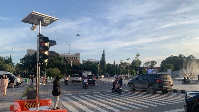 Melihat Lampu Merah di Bundaran Besar Palangka Raya, Kini Pejalan Kaki ...