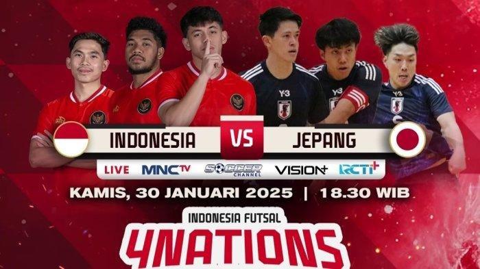 Jadwal TV Online MNCTV Hari Ini, Timnas Futsal Indonesia vs Jepang 4 Nation World Series ...