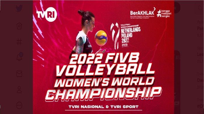 Jadwal Siaran Langsung TVRI Voli Dunia Putri FIVB 2022 Streaming Semifinal Italia vs Brasil ...
