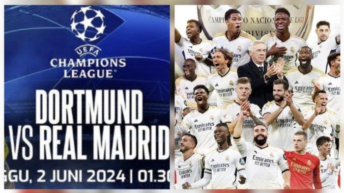 Siaran Live Gratis SCTV Jadwal Real Madrid vs Dortmund Cara Nonton Streaming Final Liga ...