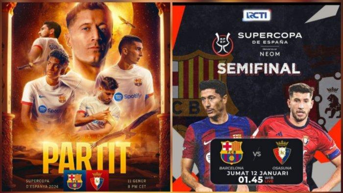 Gratis RCTI Live Score Hasil Barcelona vs Osasuna Streaming Piala Super ...