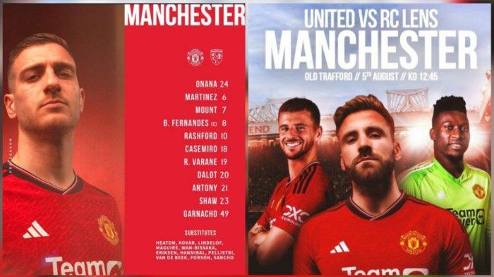 Skor Akhir Hasil Man United vs RC Lens, Marcus Rashford, Antony dan ...