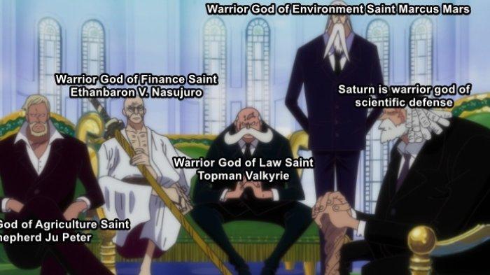 Manga One Piece Chapter 1109 RAW, Semua Gorosei Muncul di Depan Luffy ...