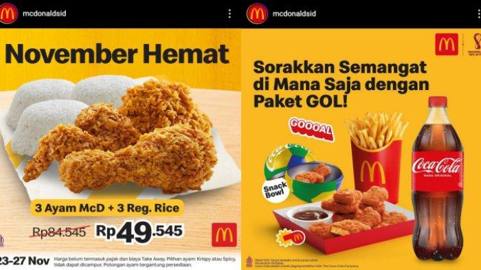 Hemat! Promo McDonalds Hari Ini Periode 23 - 27 November 2022, 3 Ayam ...