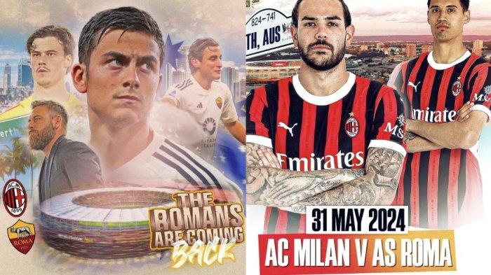 Link Live Score AS Roma vs AC Milan, Paulo Dybala Tanpa Lukaku Lawan ...