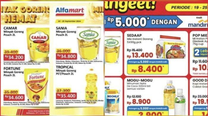 Murah! Promo Alfamart dan Indomaret Hari ini 23 September 2024 Bandingkan Harga Minyak Goreng ...