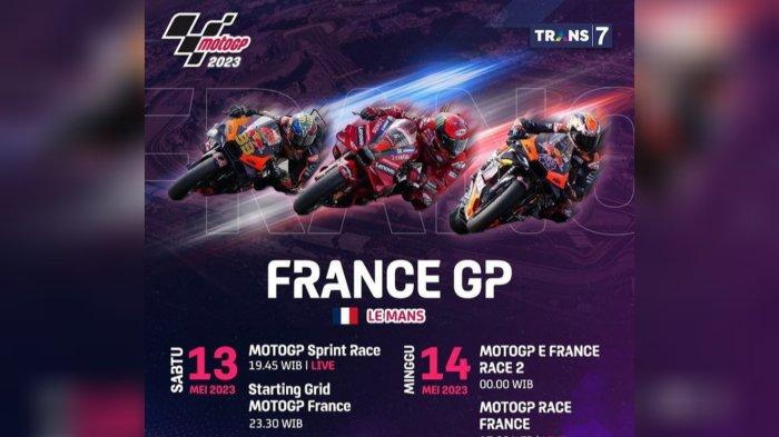 LINK Live Race Hasil Sprint MotoGP Prancis Cek di HP, Nonton Trans7 dan Streaming TV Online di ...