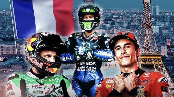 LIVE Trans7 dan Link Streaming TV Online MotoGP France 2025 Hari ini, Marquez vs Quartararo ...
