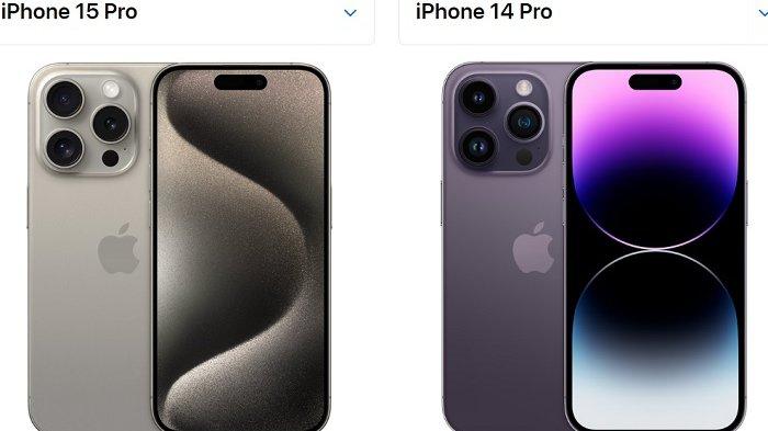 Selisih Harga Cuma Rp 1 Juta, Cek Perbandingan Spesifikasi iPhone 15 Pro dan iPhone 14 Pro ...