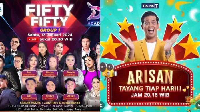 JADWAL Acara TV Wekeend Hari Ini, Nonton D’ Academy 6: Fity Fifty di ...