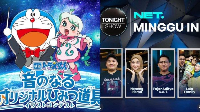 Jadwal Acara TV Weekend Minggu 14 Januari 2024, Doraemon Spesial di RCTI dan Tonight Show di Net ...