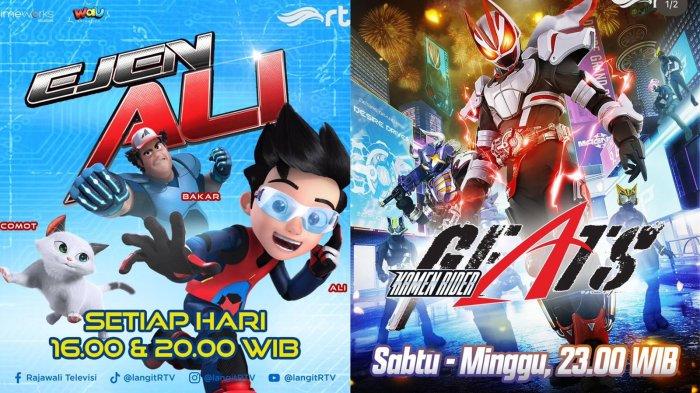 Spesial Weekend, Cek Jadwal Acara RTV Hari Ini 24 Agustus, Ada Boboiboy, Ejen Ali, Kamen Rider ...