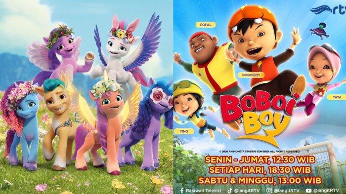 Jadwal Acara RTV Senin 12 Agustus 2024, Hiburan Kartun Baru Si Aa, My ...