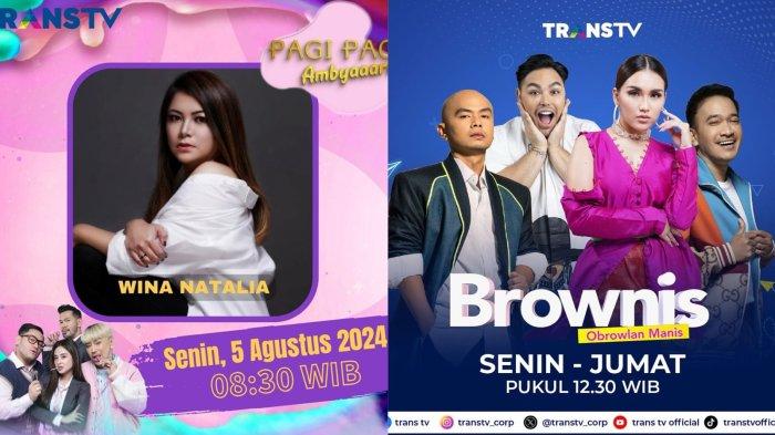 Jadwal Acara Trans TV 6 Agustus 2024, Ada Obrolan Gosip Pagi Pagi ...