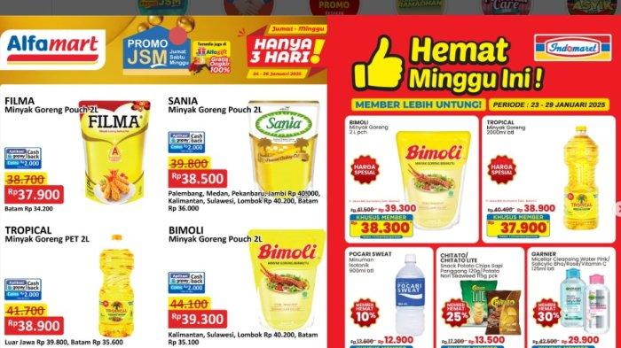 Katalog Promo Alfamart dan Indomaret Hari Ini 25 Januari 2025, Ada Minyak Goreng Murah ...
