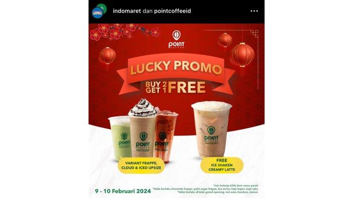 Promo Point Coffee Indomaret di Tahun Baru Imlek 9-10 Februari 2024 ...