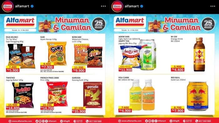 Promo Alfamart Minuman dan Camilan Hari Ini, Ada Garuda Kacang Rp 35. ...