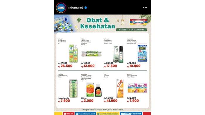 Promo Obat dan Kesehatan Indomaret Hari Ini, Dapatkan Diskon Promaag ...