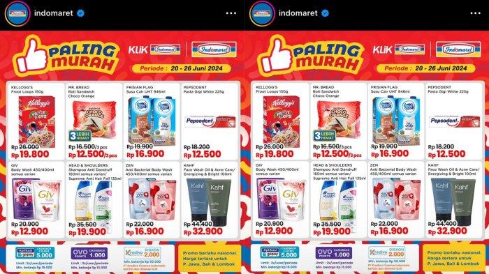 Promo Paling Murah Indomaret 20-26 Juni 2024, Diskon Giv Body Wash Jadi ...