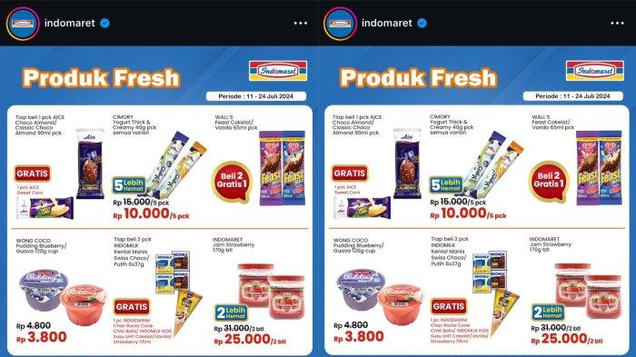 Promo Produk Fresh Indomaret Hari Ini, Ada Wong Coco Cuma Rp 3.800 ...