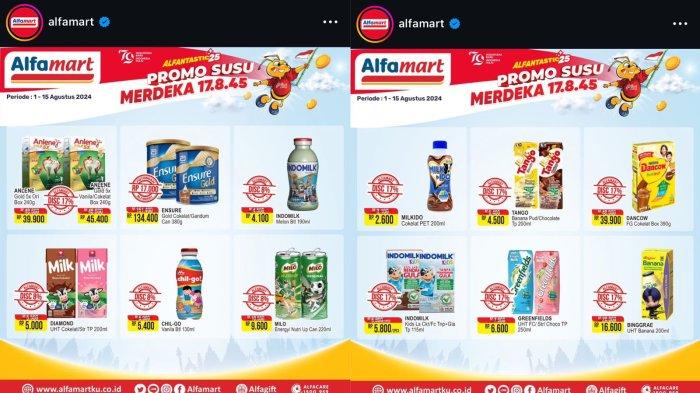 Promo Susu Spesial Merdeka Alfamart Hari Ini, Nikmati Milo Rp 9.600 dan ...