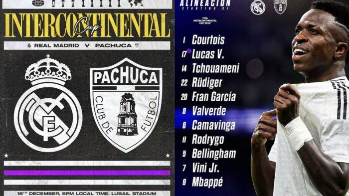 Link dan Cara Nonton Live Streaming Real Madrid vs Pachuca di TV Online, Final Interkontinental ...