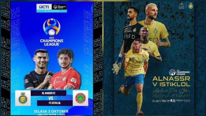 Link Gratis RCTI Live Streaming Al Nassr vs Istiklol Kans Cristiano Ronaldo di Liga Champions ...