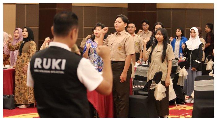 RUKI Kanwil Kemenkumham Kalteng Ajak Siswa untuk Mengenal Kekayaan Intelektual - Tribunkalteng.com