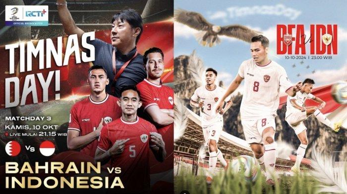 Starting Line Up! Live Score Hasil Timnas Indonesia vs Bahrain Gratis ...