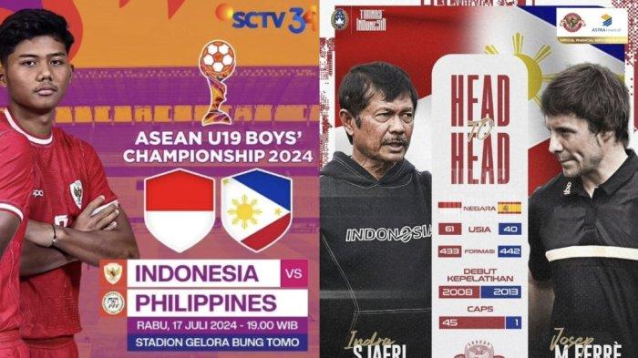 Skor 6-0 Hasil Akhir Timnas Indonesia vs Filipina, Indra Sjafri cs Raja Klasemen Piala AFF U19 ...