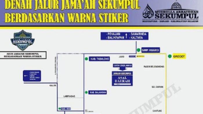 3 Warna Tanda Pengenal Kendaraan Jemaah Haul Guru Sekumpul, Ini Cara ...