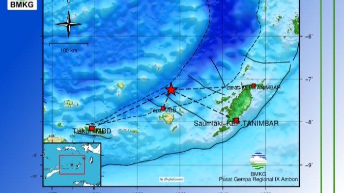 Gempa Terkini Malam Ini Guncang Kepulauan Tanimbar Kamis 21 Maret 2024, Info BMKG Magnitudo 4,0 ...